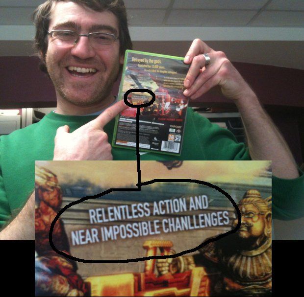 Ooooops - it's a brand new Capcom box-art typo! This time Asura's Wrath ...