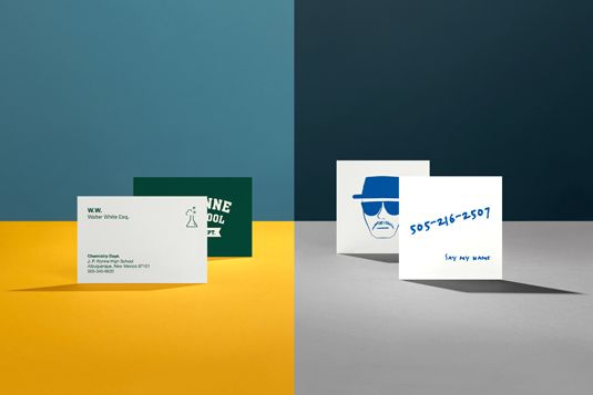 7 business card designs for famous fictional characters | Creative Bloq