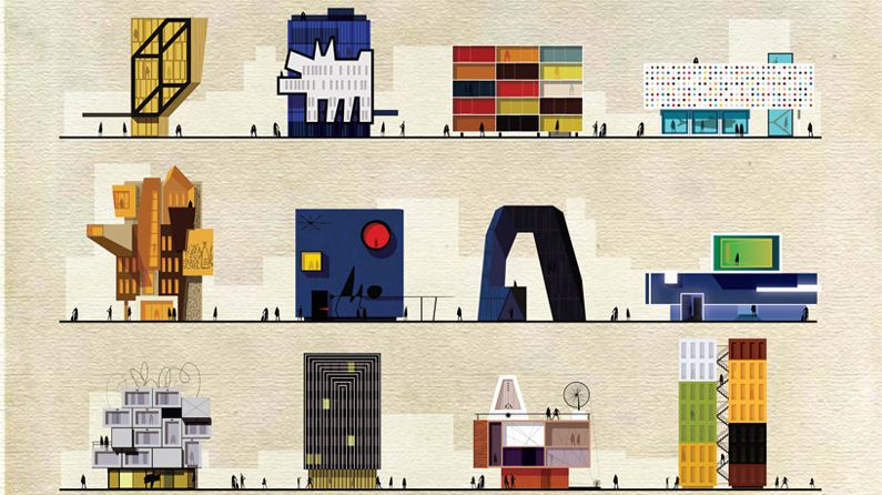 Iconic artwork reimagined as architecture | Creative Bloq