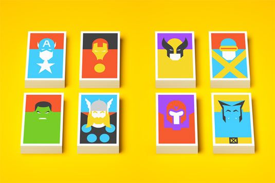 Superheroes reimagined in postcard portraits | Creative Bloq