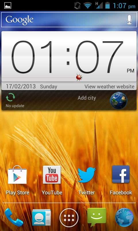 Interface - ZTE Blade 3 review - Page 2 | TechRadar