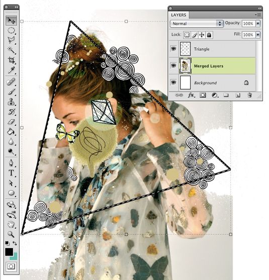 Construct a kaleidoscopic collage effect using Photoshop in 15 simple ...