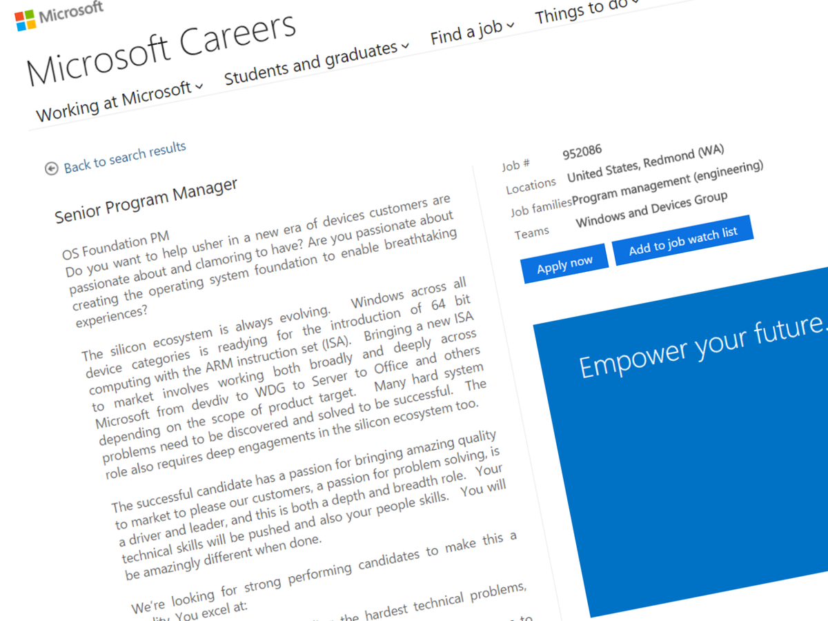 Microsoft's ARM64 support for Windows 10 coming with 'Redstone wave ...