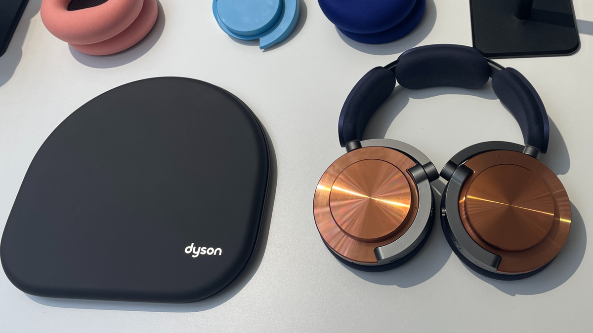 The Dyson OnTrac wireless headphones are eye-catching, but can they ...