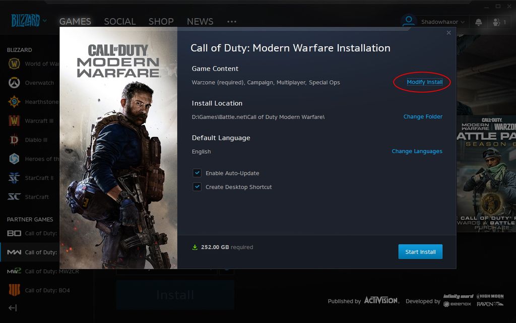 How To Reclaim Hard Drive Space After Call of Duty Modern Warfare 1.28 ...