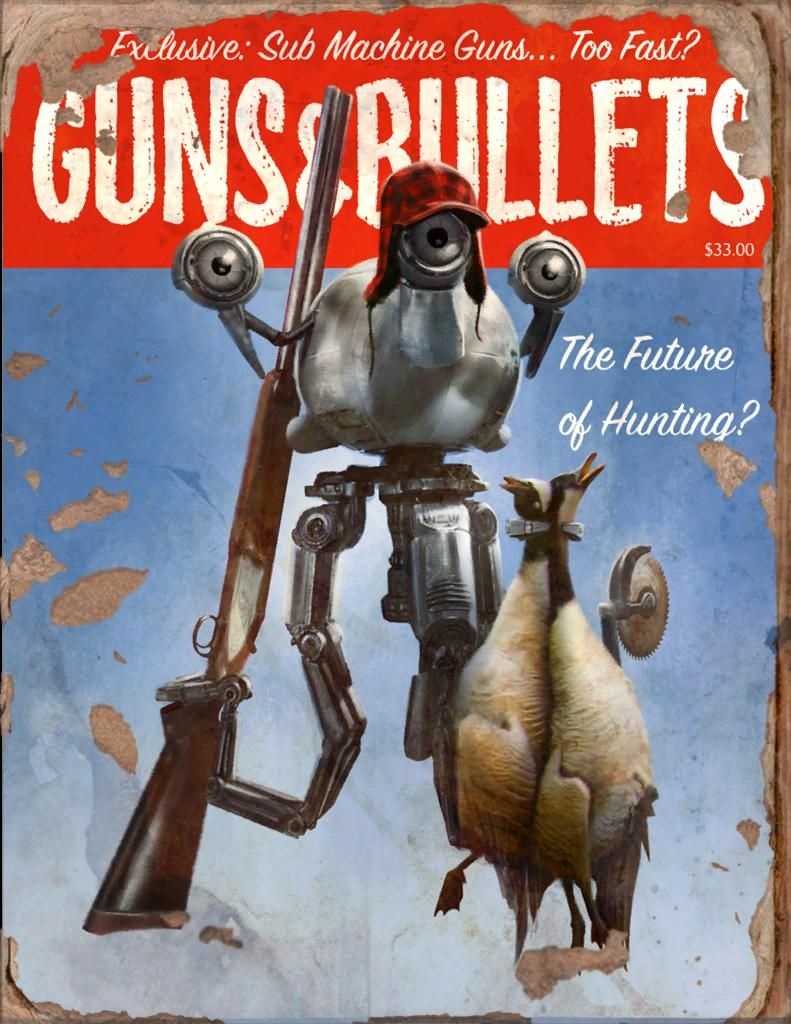 Check out the lovely retro-future art of Fallout 4's magazines ...