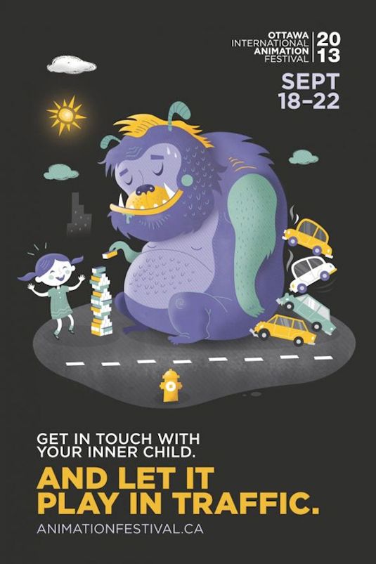 Quirky print ad campaign gives animation festival a boost | Creative Bloq