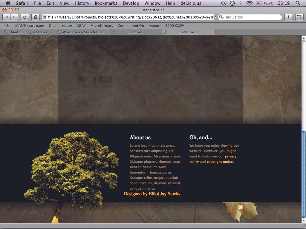 Design the perfect footer in Photoshop | Creative Bloq