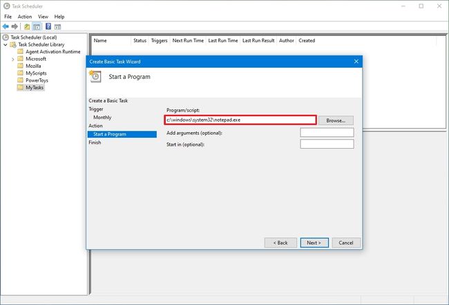 How To Create An Automated Task Using Task Scheduler On Windows 10 Windows Central