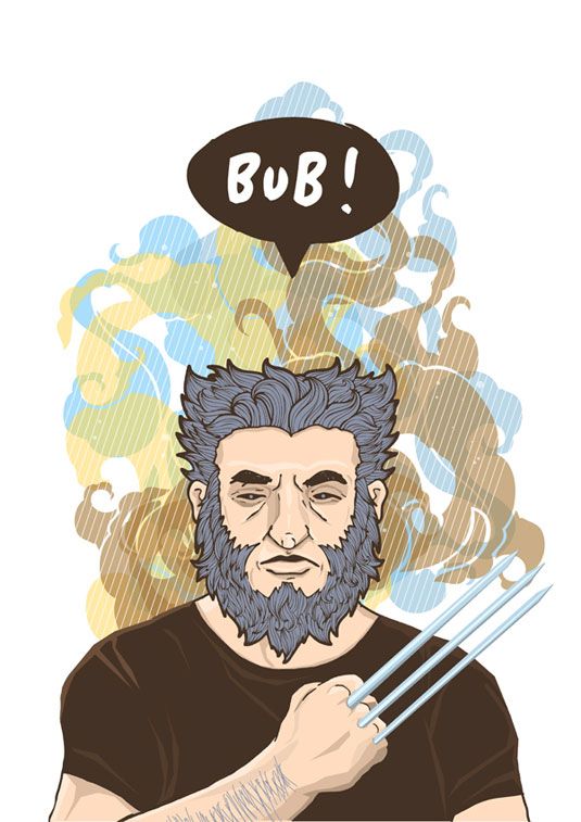 Fist among equals: the superhero portraits of Geo Law | Creative Bloq