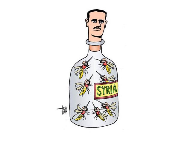 Political cartoon Syria Jihad | The Week