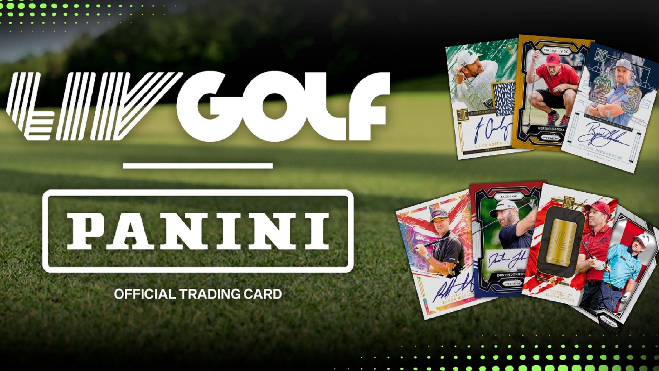 LIV Golf trading cards: Panini to produce first golf collectables ...