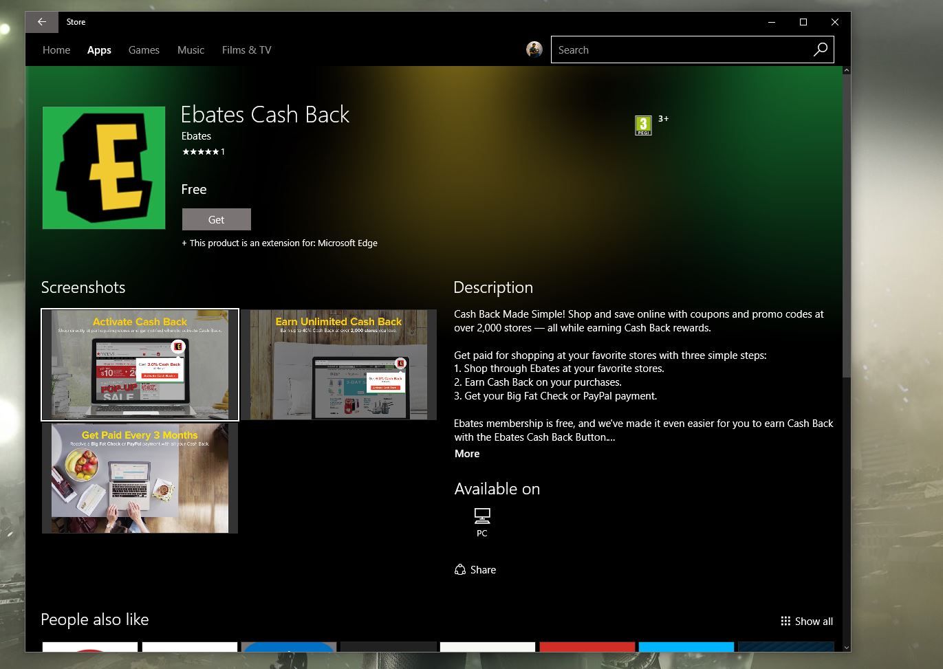 Ebates launches extension to get you cash back in Microsoft Edge ...