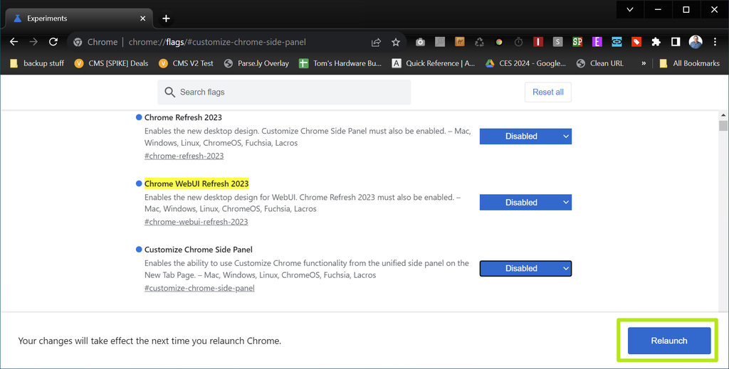 Google keeps trying to force feed me its hideous new Chrome design ...