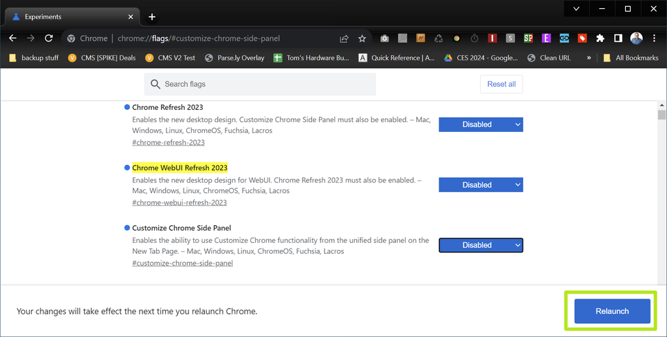 Google keeps trying to force feed me its hideous new Chrome design ...