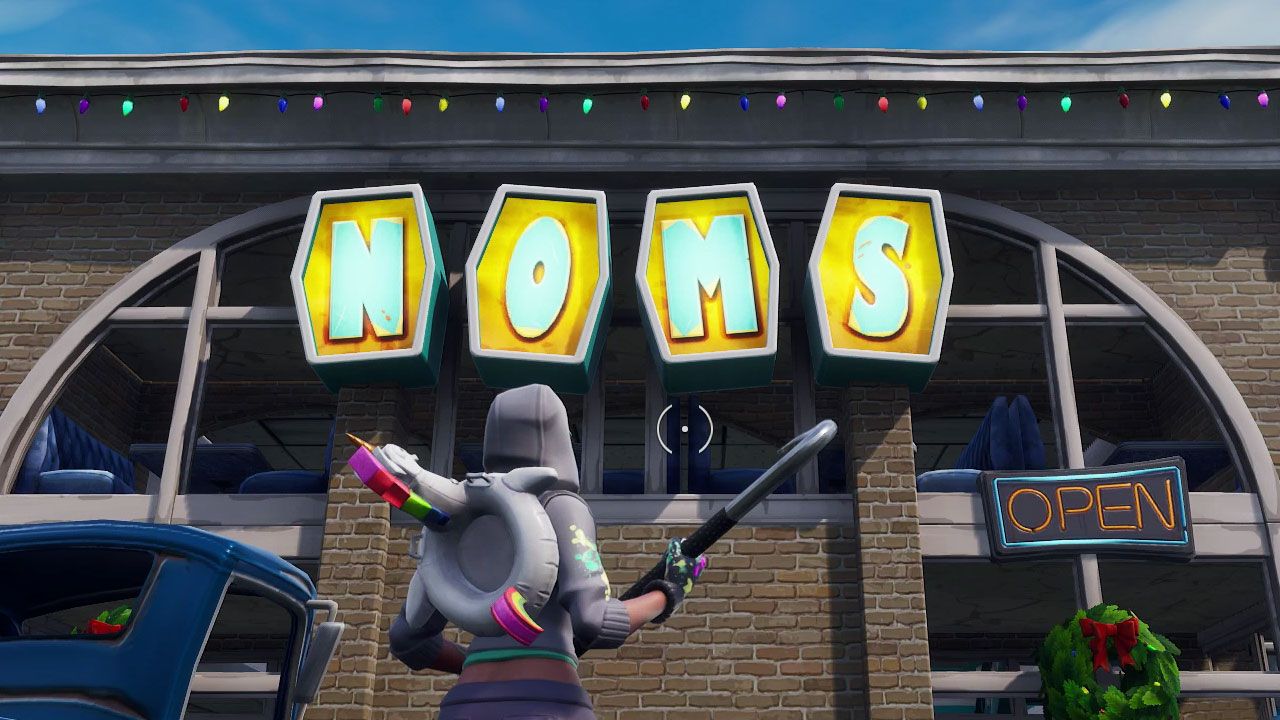 Search the letter 'O' west of Pleasant Park and the other Fortnite ...