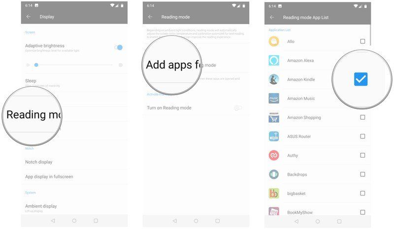 How to activate Reading Mode on the OnePlus 6 | Android Central