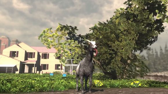 Goat Simulator on PS4 will let you experience virtual reality without a ...