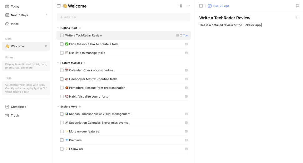 I tested TickTick and found it one the most user-friendly, feature-rich ...