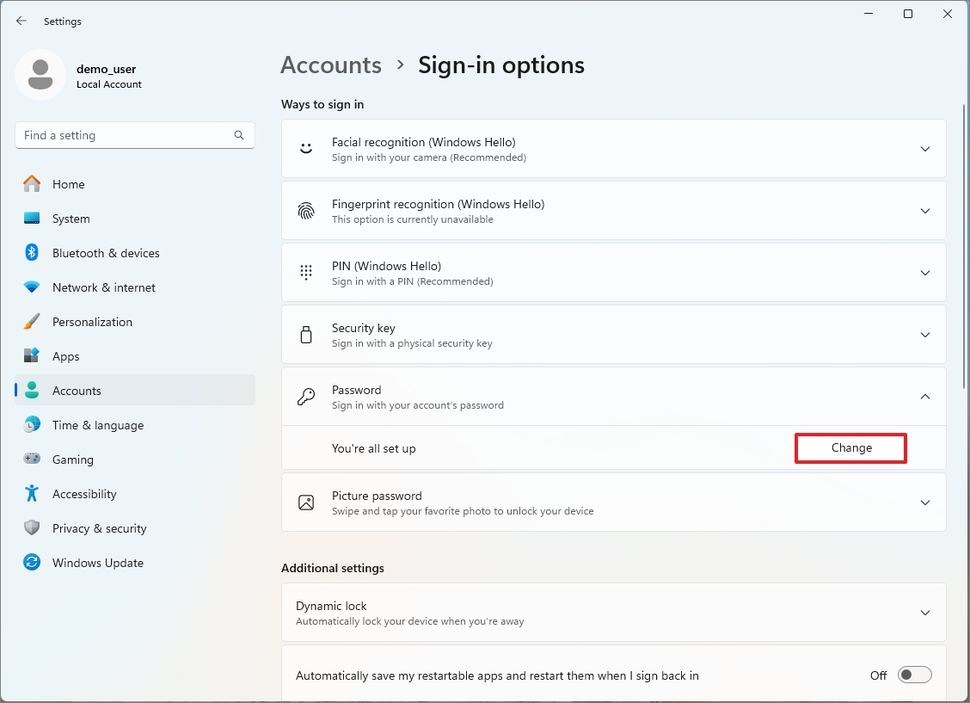 How to change account password on Windows 11 | Windows Central