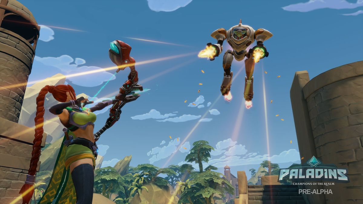 Paladins puts deck building into an FPS, and it works great | PC Gamer