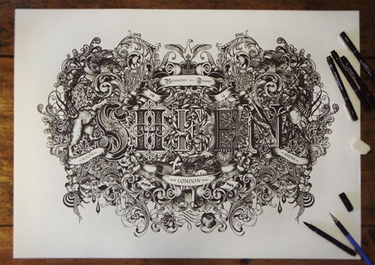 Intricate typography tribute to London suburb | Creative Bloq