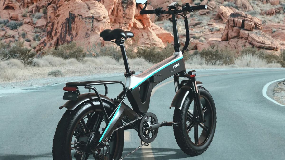 This full-suspension e-bike has a 70-mile range and folds down small ...