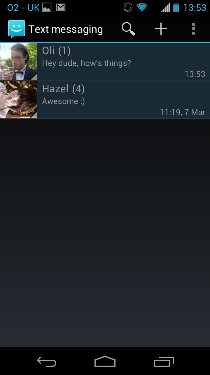 Messaging - Motorola Razr HD review - Page 4 | TechRadar