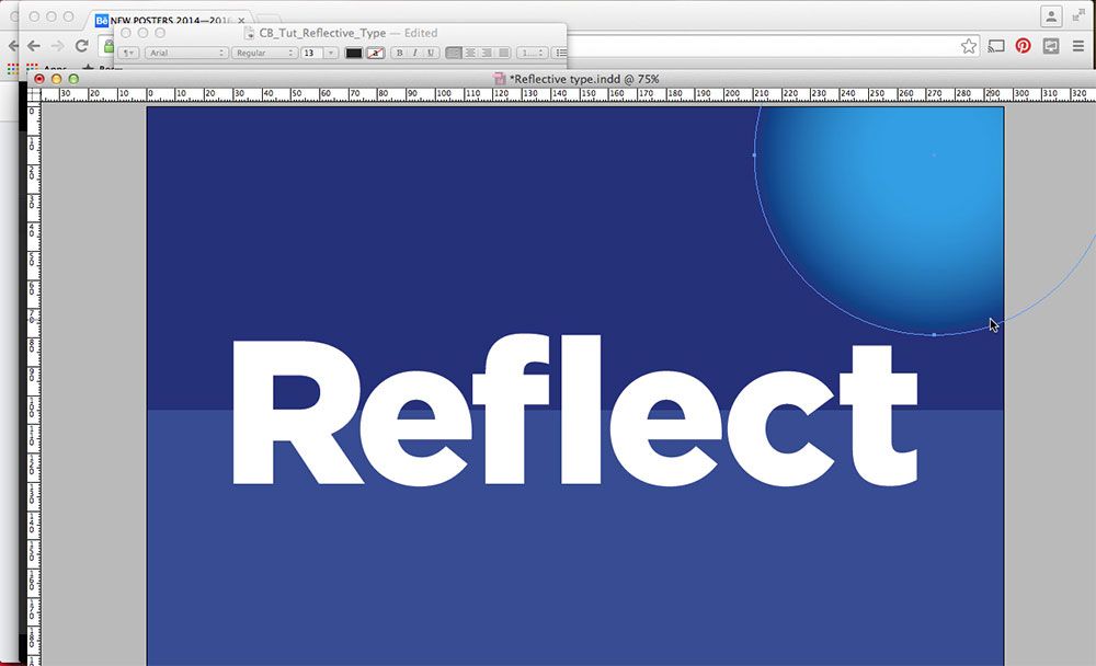 How to create reflective typography in InDesign | Creative Bloq