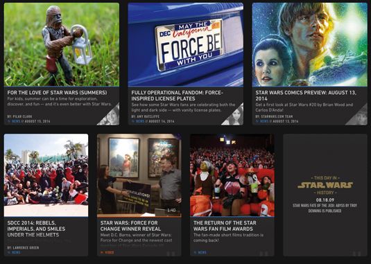 Revamped Star Wars site harnesses the force of CSS | Creative Bloq