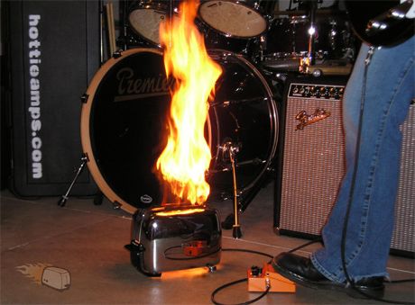 Hottie Custom: toaster guitar amp now with flames | MusicRadar