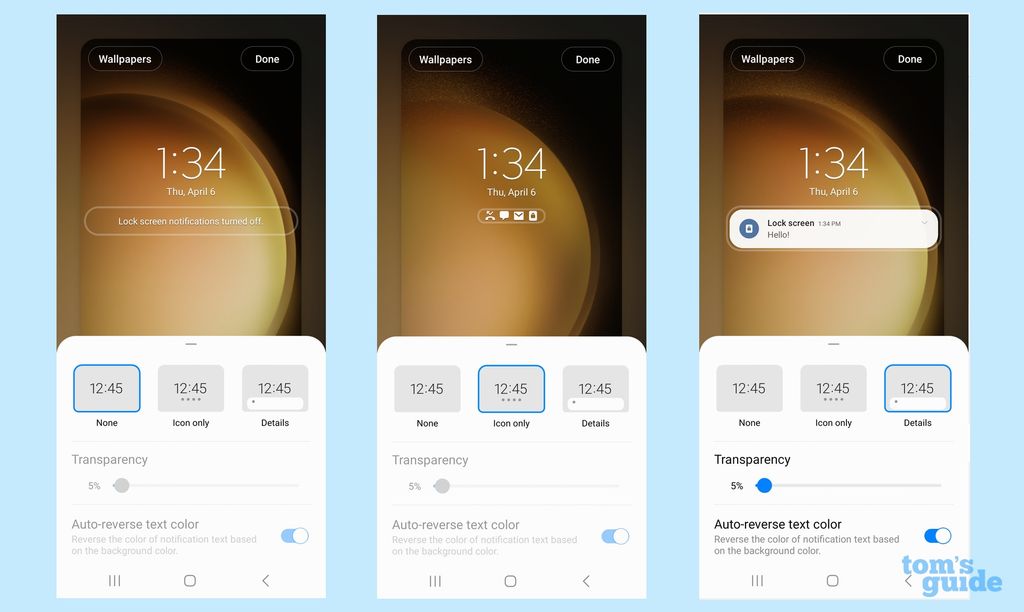 How to manage lock screen notifications on the Galaxy S23 | Tom's Guide
