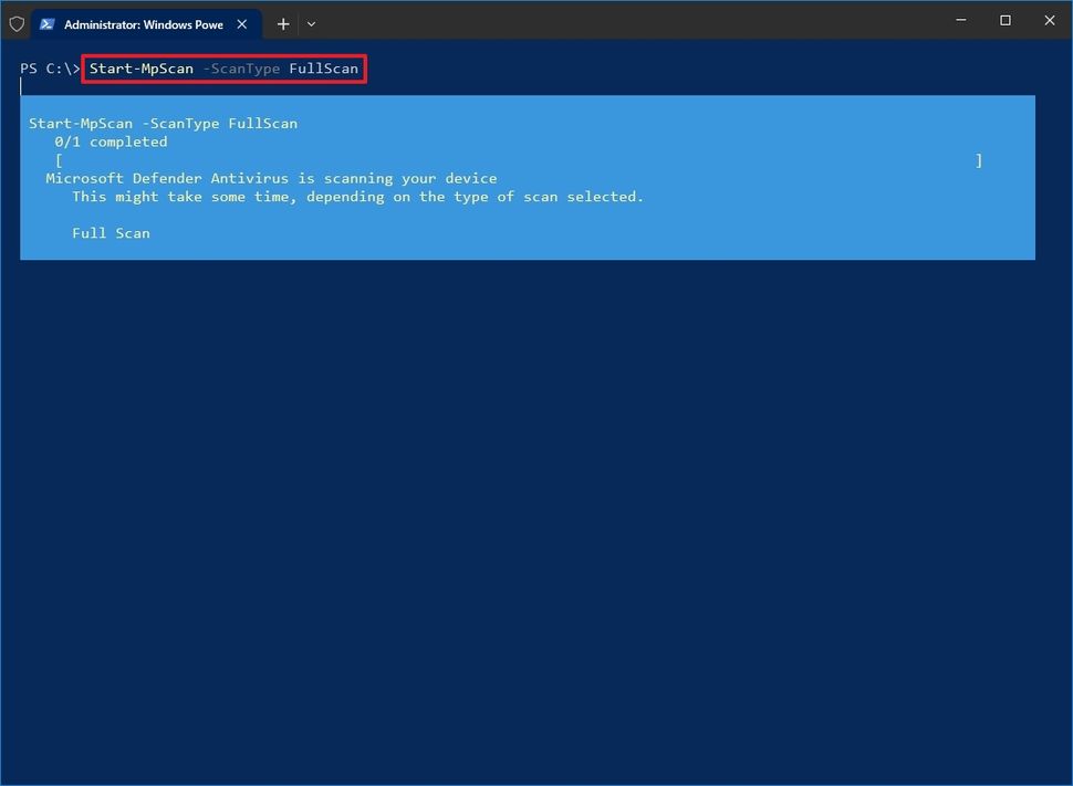 How to manage Microsoft Defender Antivirus with PowerShell on Windows ...
