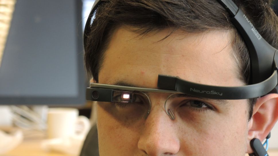 This is what happened when we tried controlling Google Glass with our ...