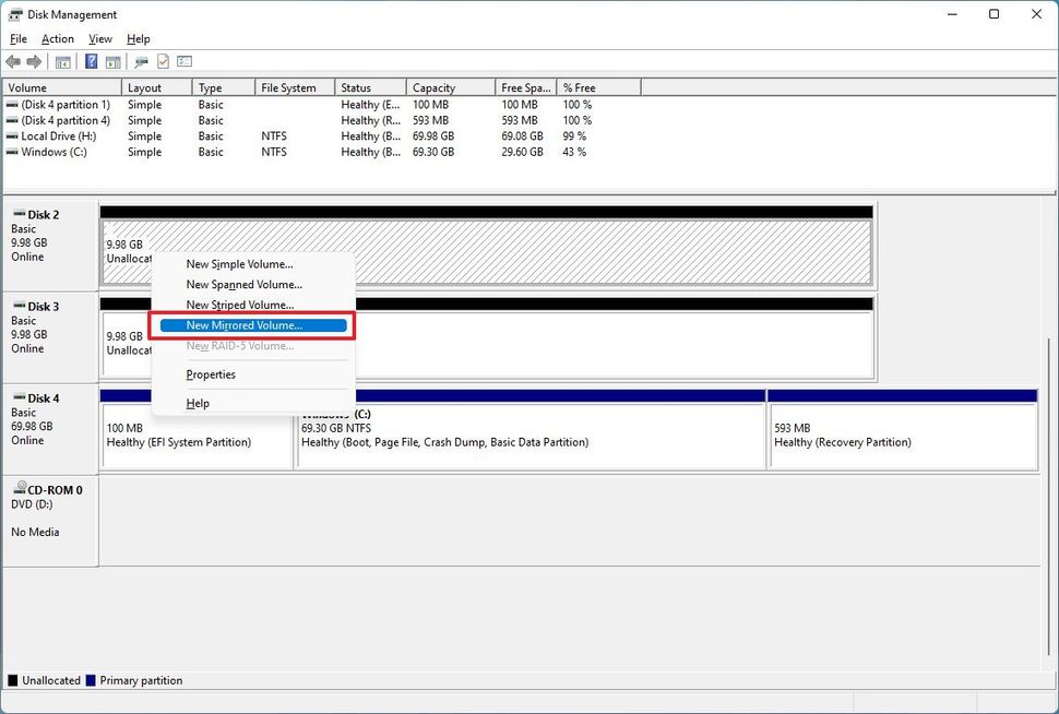 How to create mirror volume on Windows 11 | Windows Central