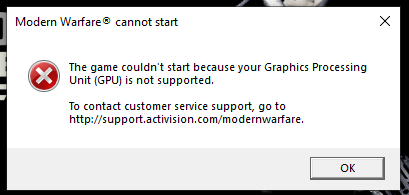How Call of Duty: Modern Warfare 2019 Plays on Different Graphics Cards ...