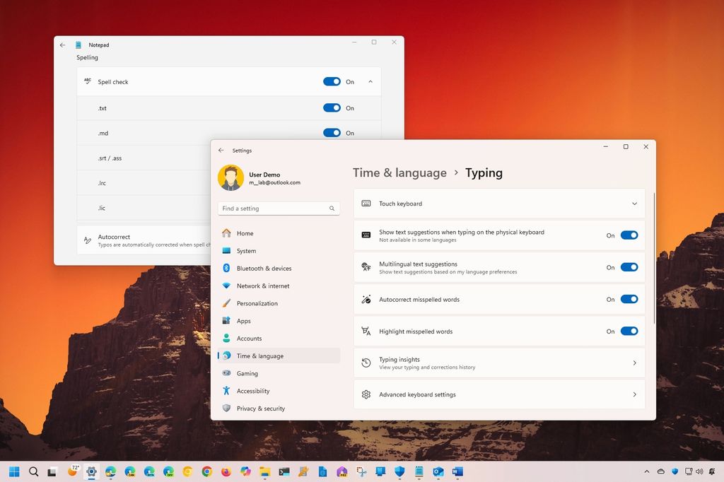 How to configure spell checker and autocorrect features on Windows 11 ...