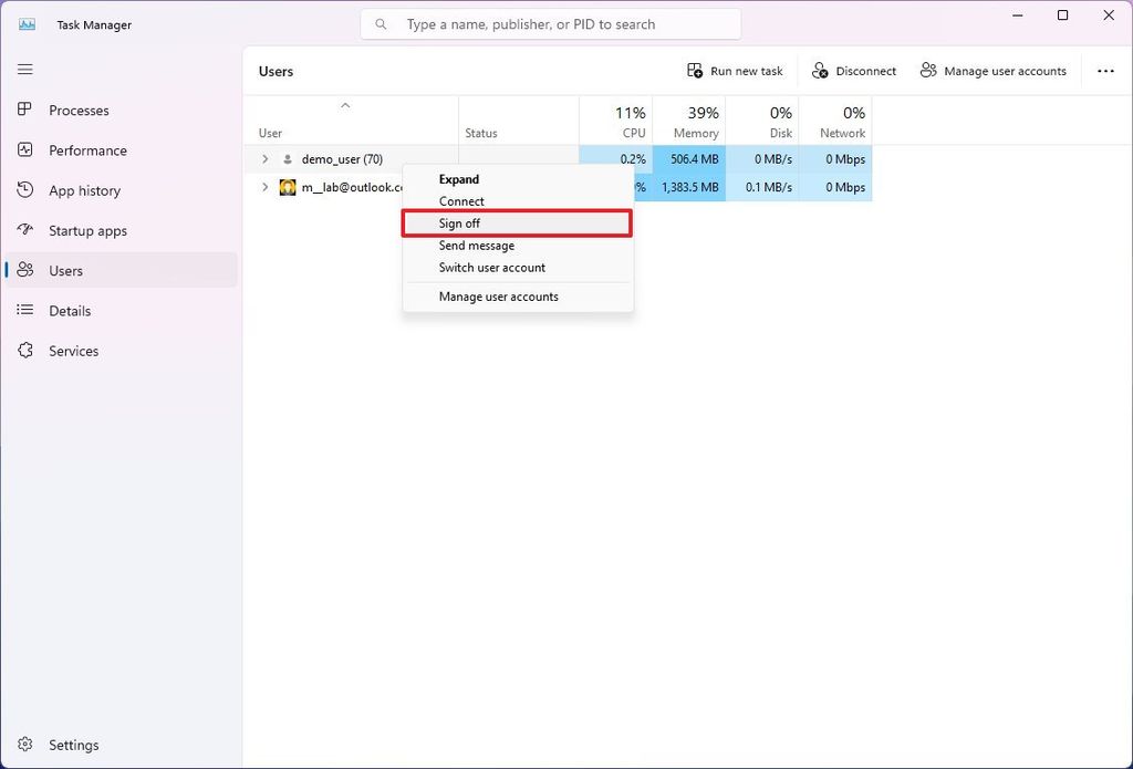 How to log off other users on Windows 11 | Windows Central