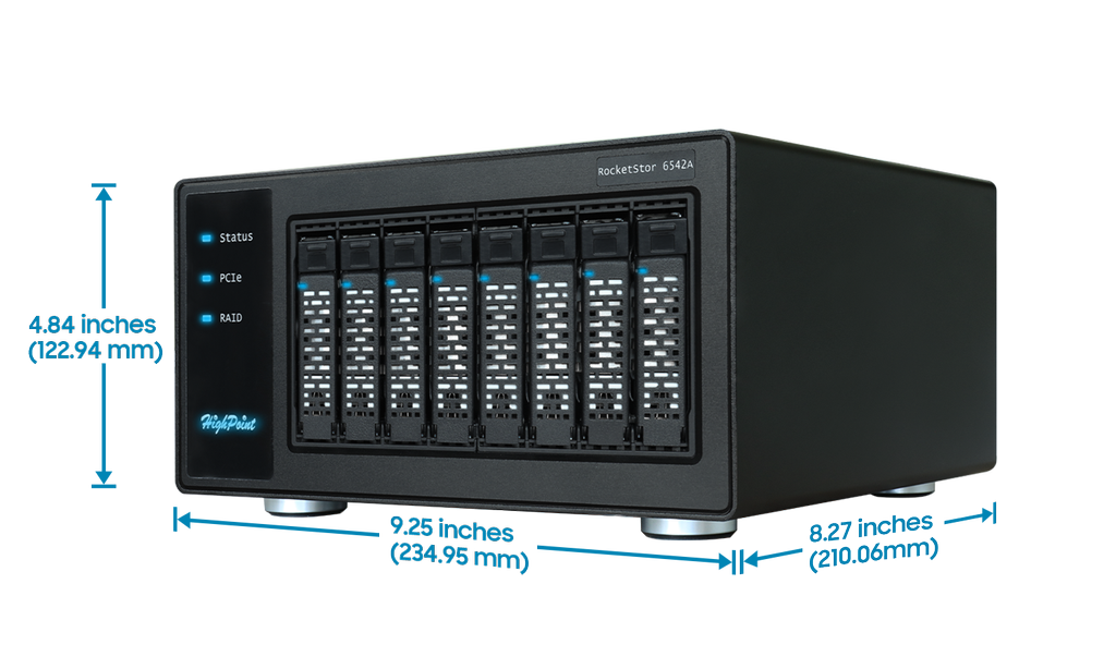 HighPoint launches a 492TB external NVMe RAID storage solution smaller ...