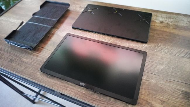 This tri-screen portable monitor setup has revolutionized my ...