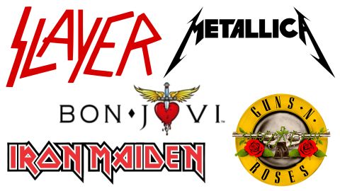 The history of rock band logos, from the 1960s to the present day ...