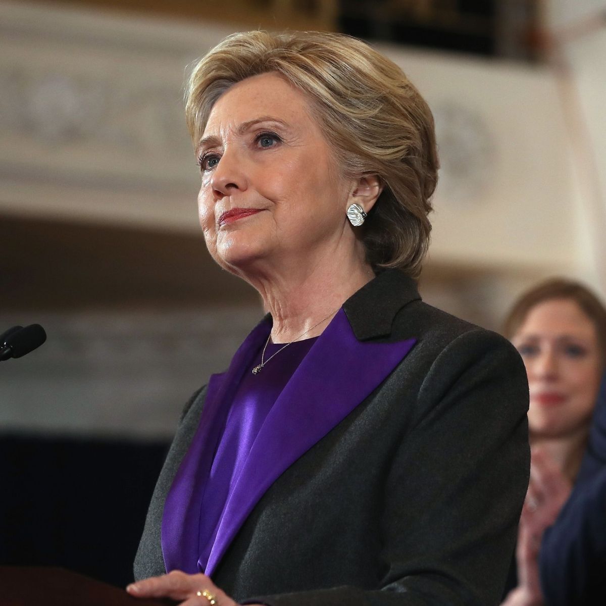 Why Hillary Clinton Wore Purple During Her Concession Speech | Marie Claire