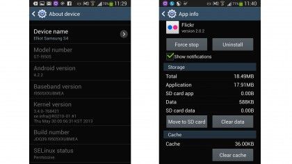 Samsung Galaxy S4 update to install apps to SD hits the UK | TechRadar