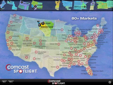 Comcast Spotlight's iPad App Pitches Satellite, Telco TV Ad ...