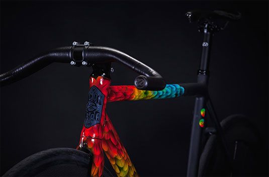 Beautiful bespoke bicycle is a hand-painted treat | Creative Bloq