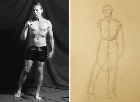 How to draw a male figure | Creative Bloq