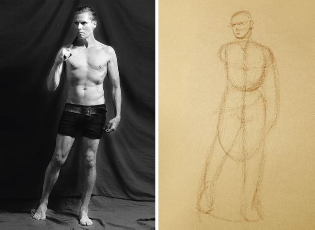 How to draw a male figure | Creative Bloq