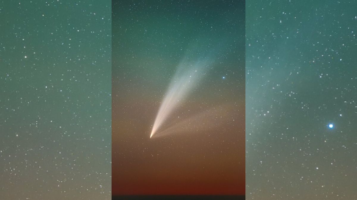 Comet G3 (ATLAS) looks breathtaking above future home of world's ...