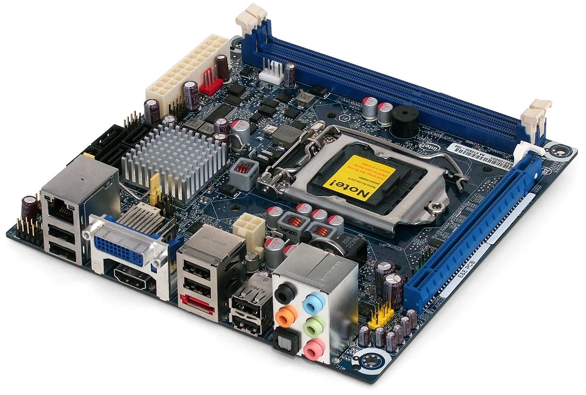 Intel DH57JG Mini-ITX - Budget Computing: Nine H55 And H57 Motherboards ...