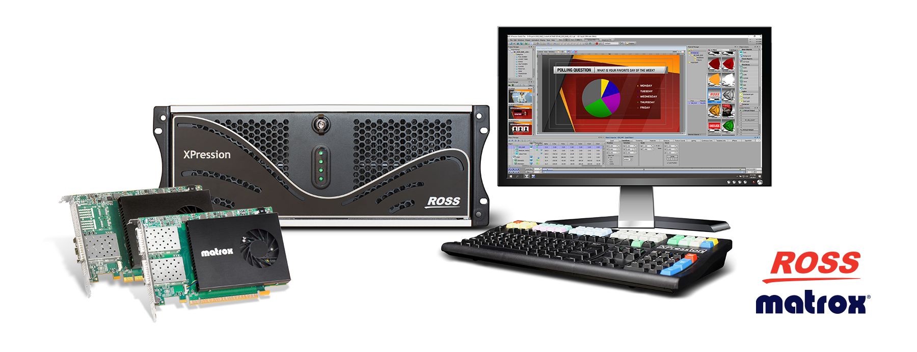 Matrox SMPTE ST 2110 NIC cards will now power Ross XPression Graphics ...